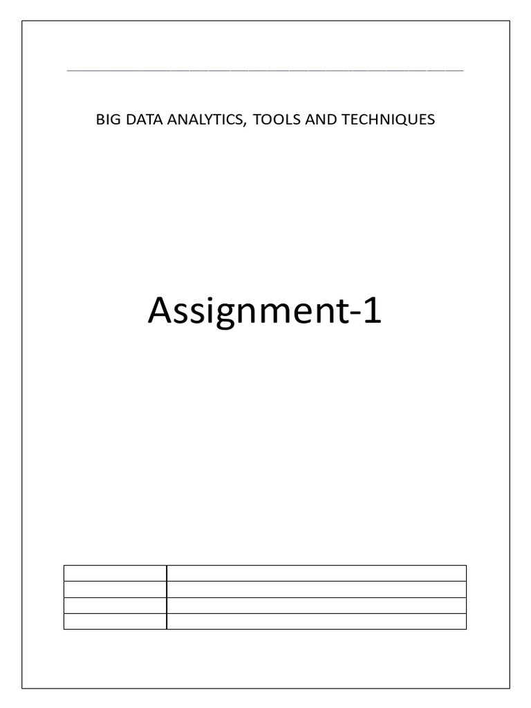 Big Data Analytics | PDF | Big Data | Internet Of Things