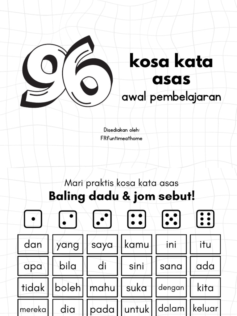 BM 96 Kosa Kata Asas | PDF