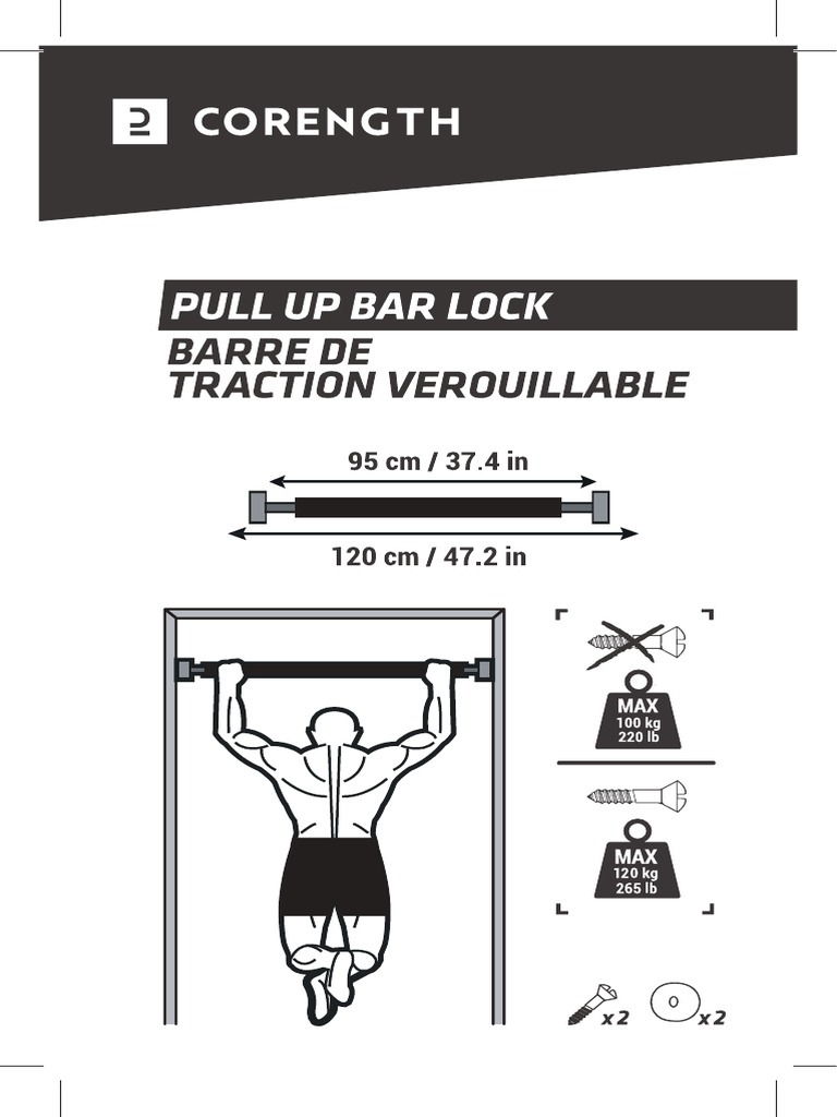 Pull Up Bar Locked 100 Cm-Min | PDF