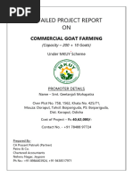 Goat Farming Project Report | PDF | Meat | Agriculture