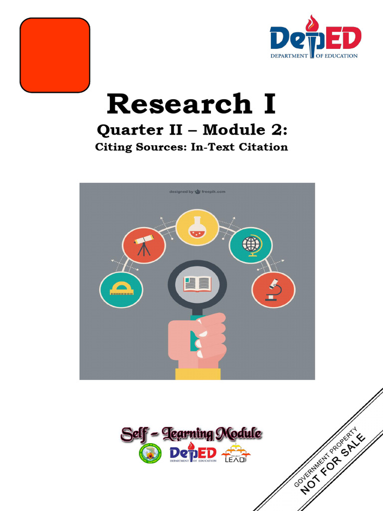 2-Research1 Q2 Module2 Citing-Sources v2 | PDF | Citation | Note ...