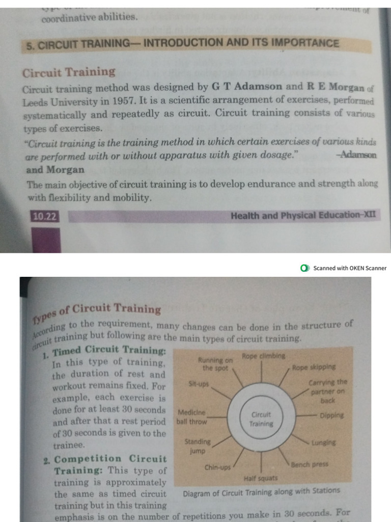 Circuit Training | PDF