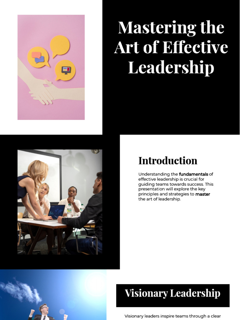 Effective Leadership | PDF