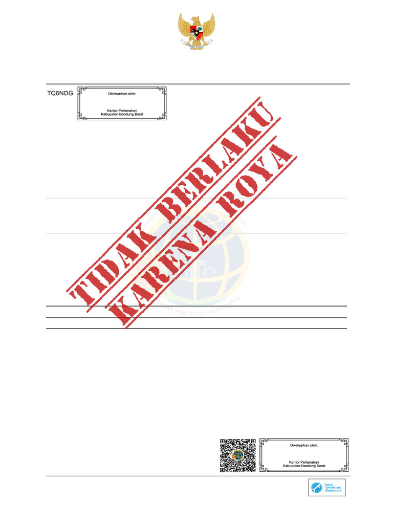 Surat Roya Rinda | PDF