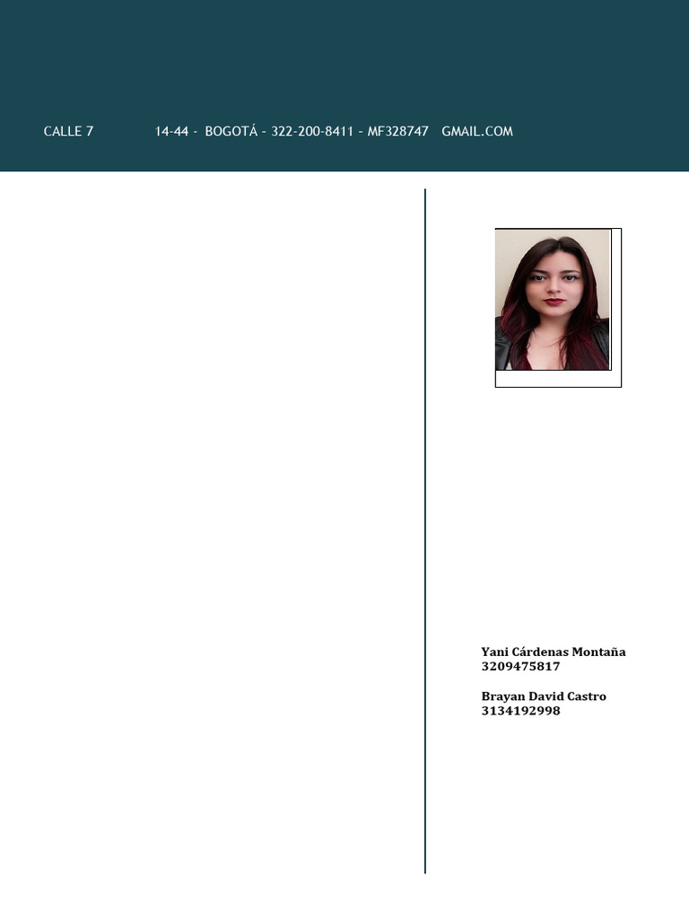 Hoja de Vida Mafe Fajardo | PDF