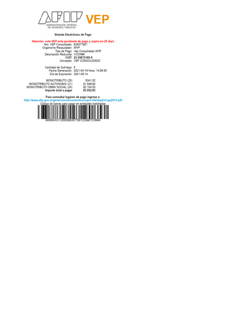 Ticket VEP Marzo y Abril | PDF | Negocios | Derecho