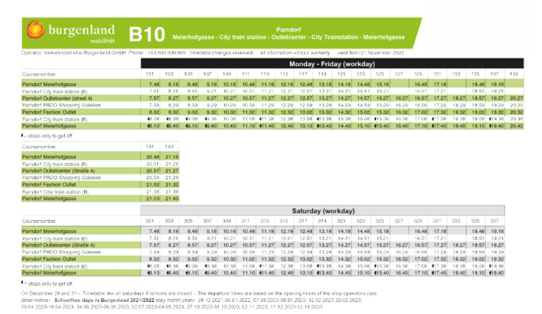 Dop - b10 Train Station Bus - en | PDF