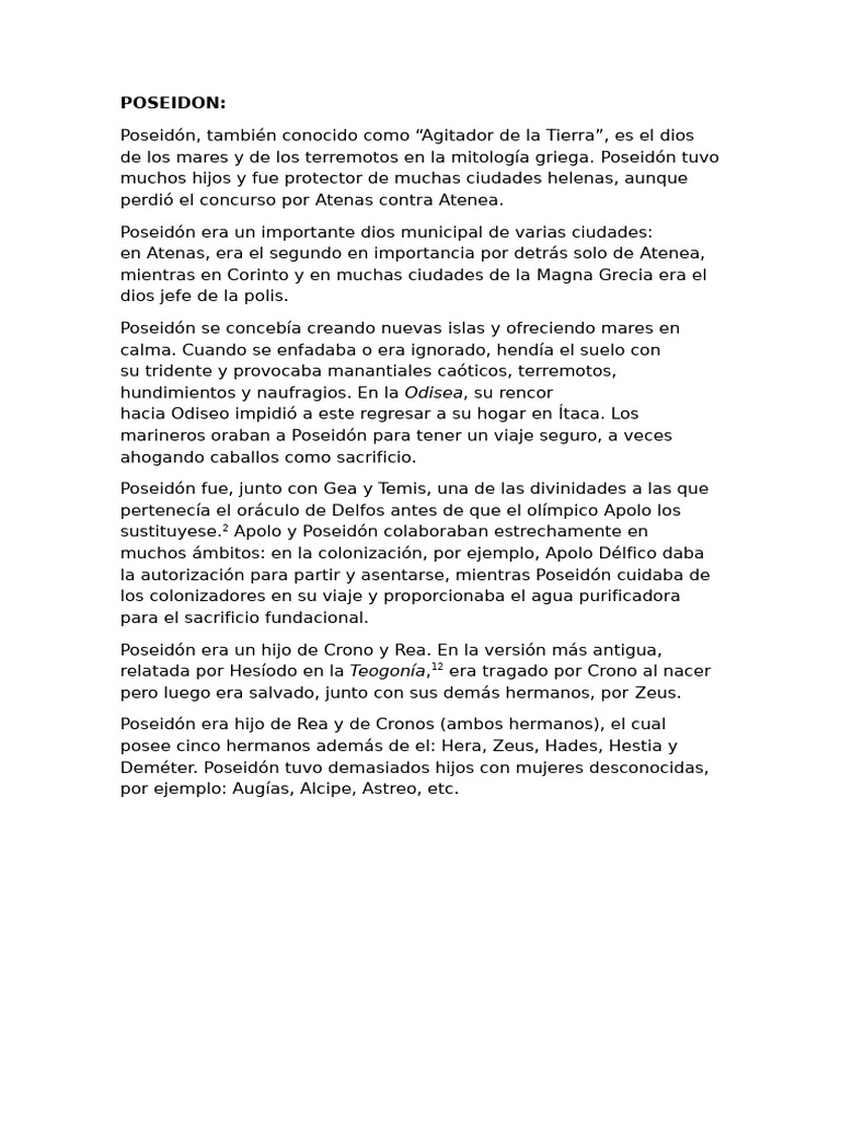 POSEIDON | PDF