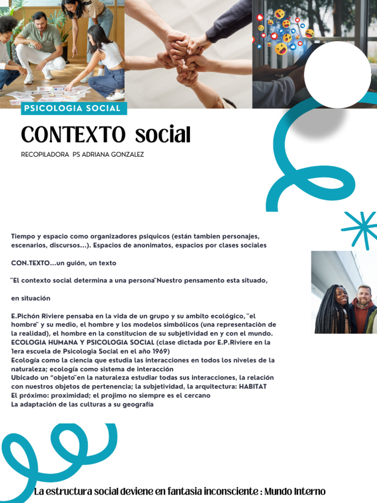 CONTEXTO Social | PDF | Sociedad | Psicología Social
