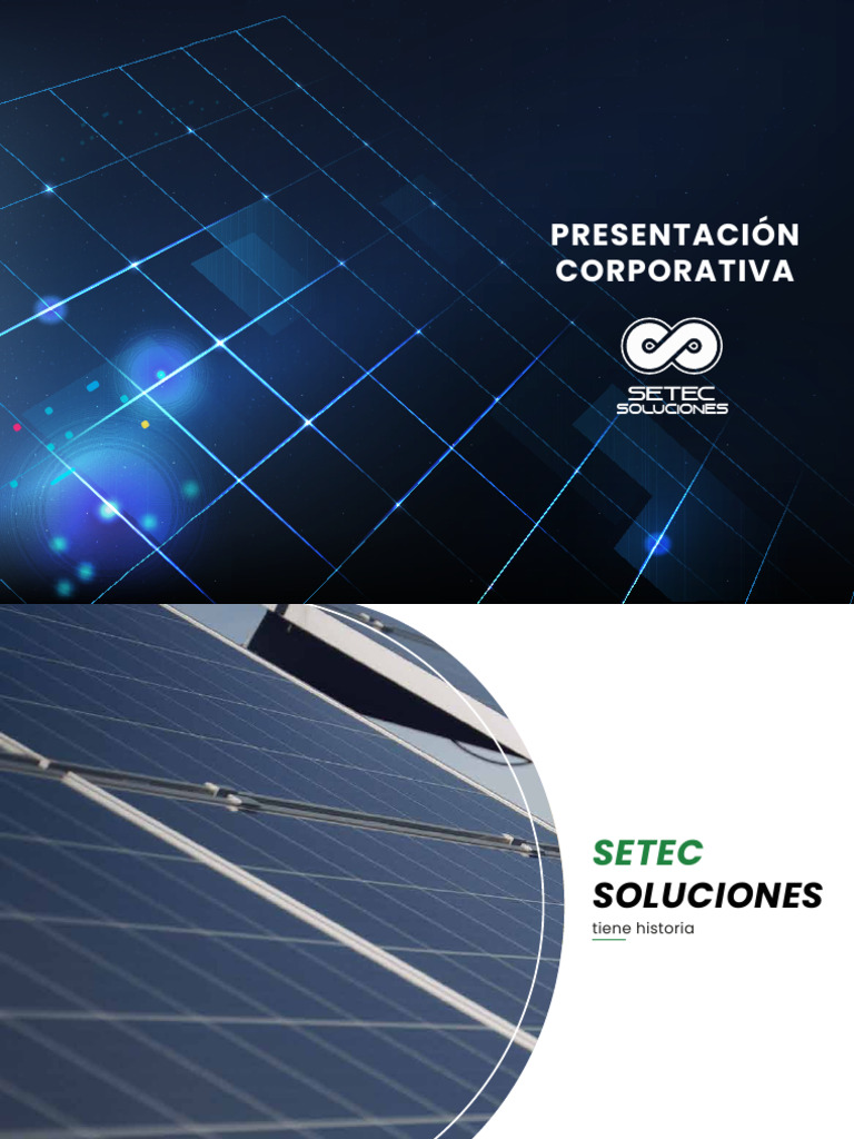 Presentacion Corporativa Setec Soluciones | PDF | Fotovoltaica | Energía solar
