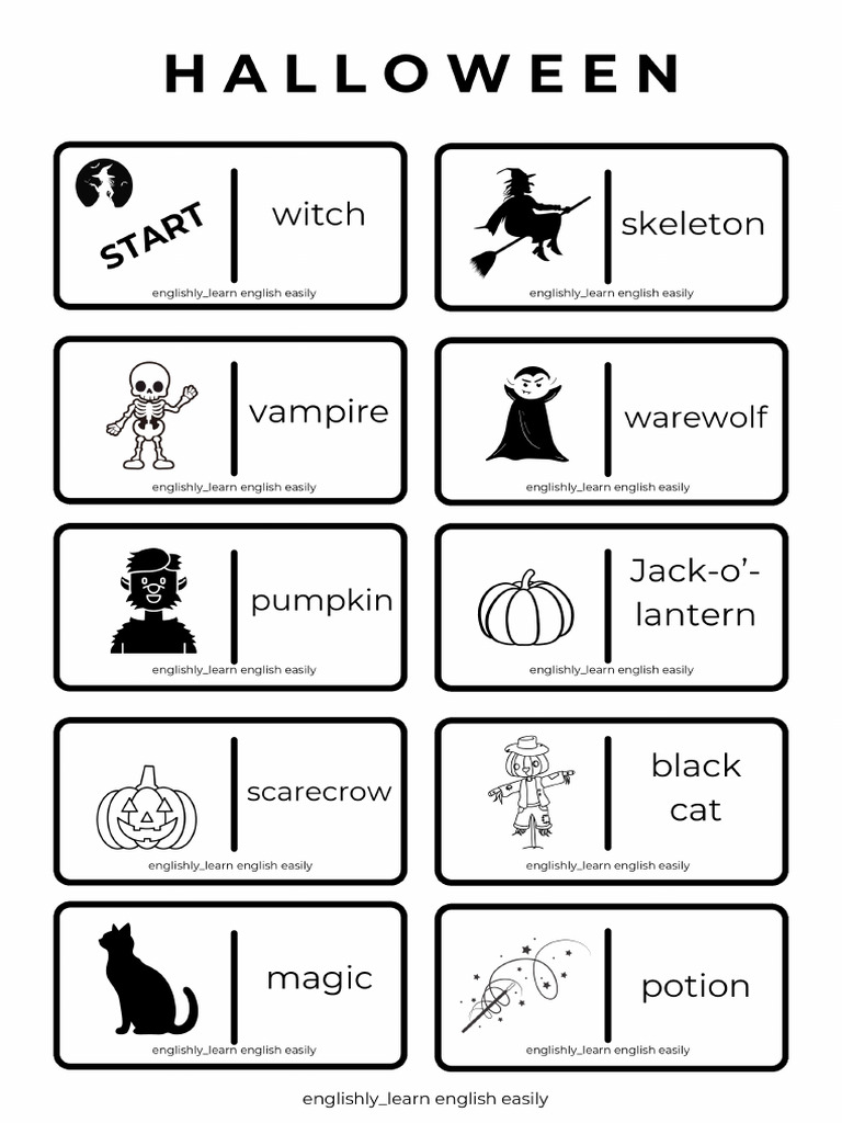 Domino Game Halloween | PDF