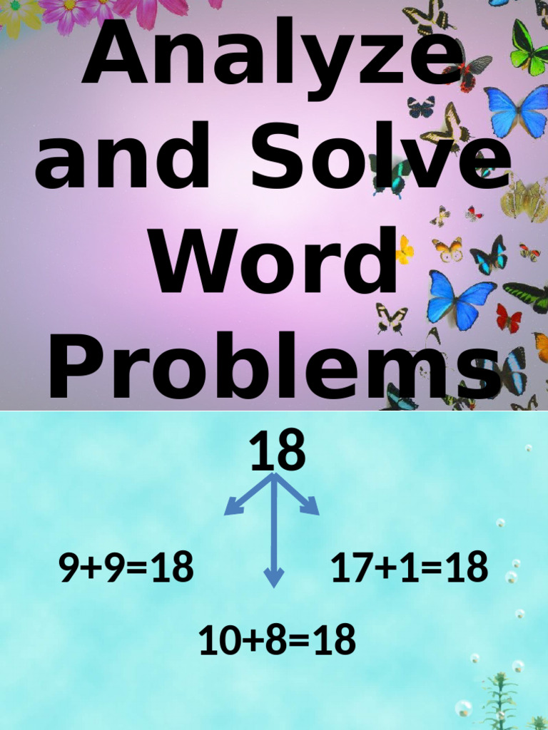 Analyze and Solve Word Problems - Lesson 26 | PDF