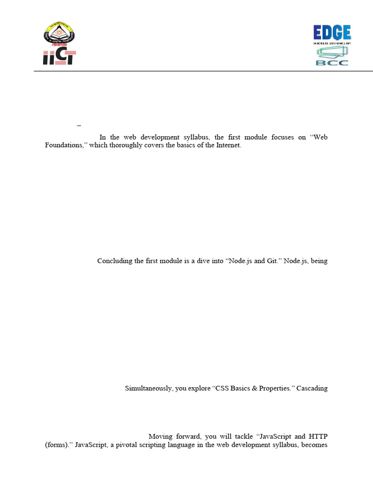 Basic Web Development IICT SUST | PDF | World Wide Web | Internet & Web