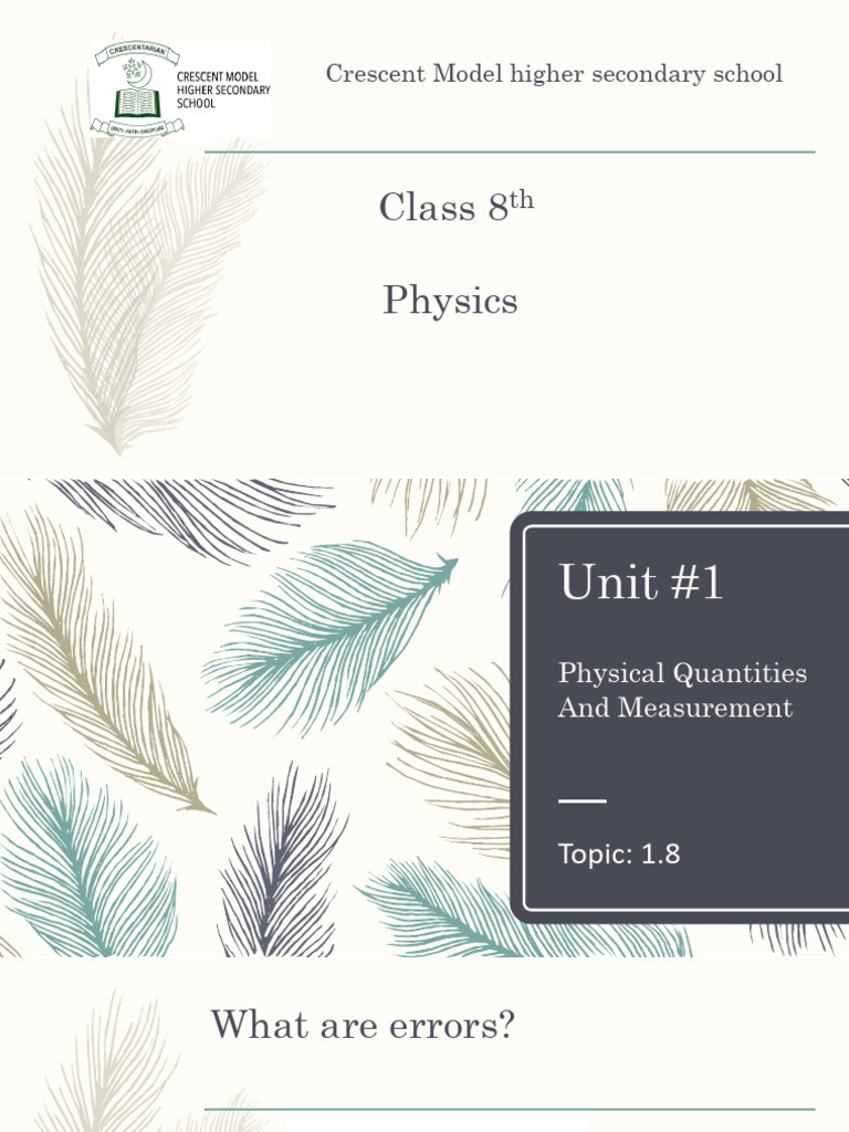 Physics 1.8 | PDF | Wellness | Computers