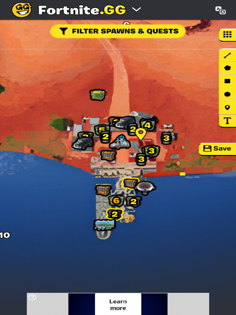 Fortnite Interactive Map - Fortnite - GG | PDF