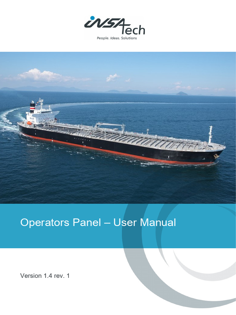 Operators Panel User Manual 1 4 | PDF | Fuel Economy In Automobiles | Flow Measurement