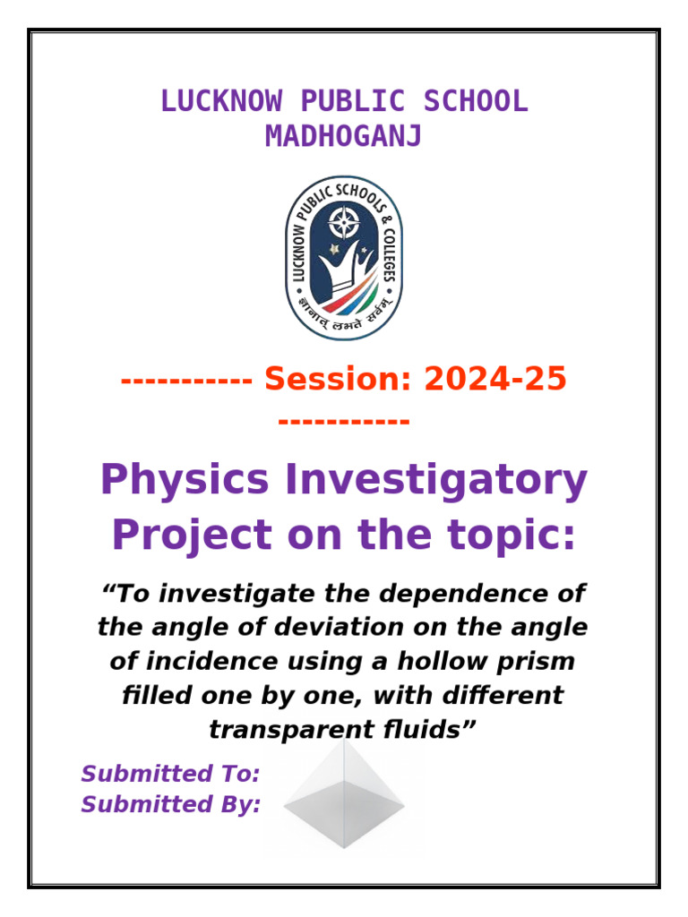SHIKHAR PHY (5) | PDF | Refraction | Refractive Index