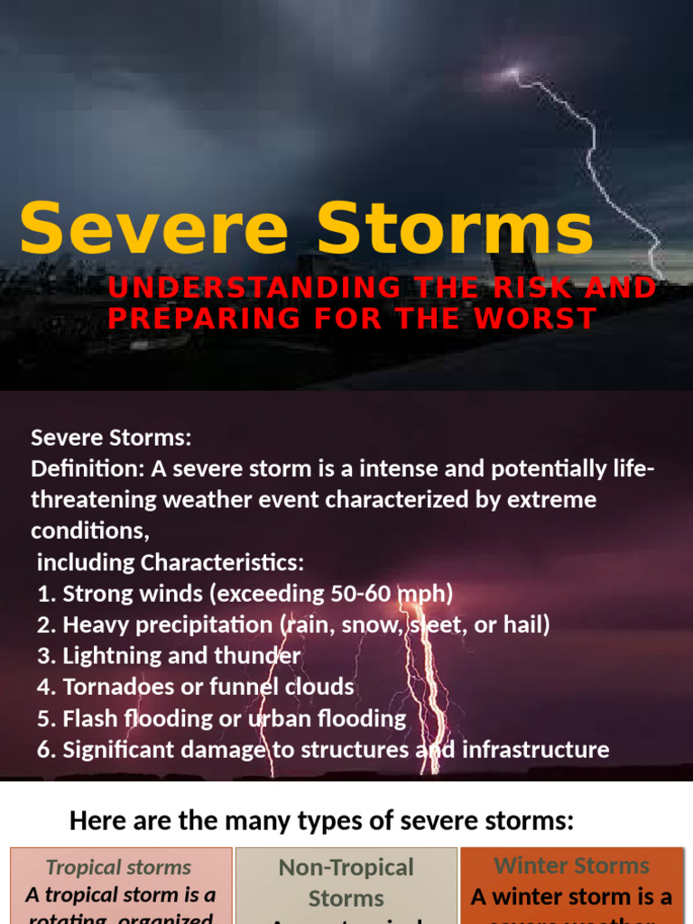 Severe Storms 1 | PDF | Storms | Tornadoes