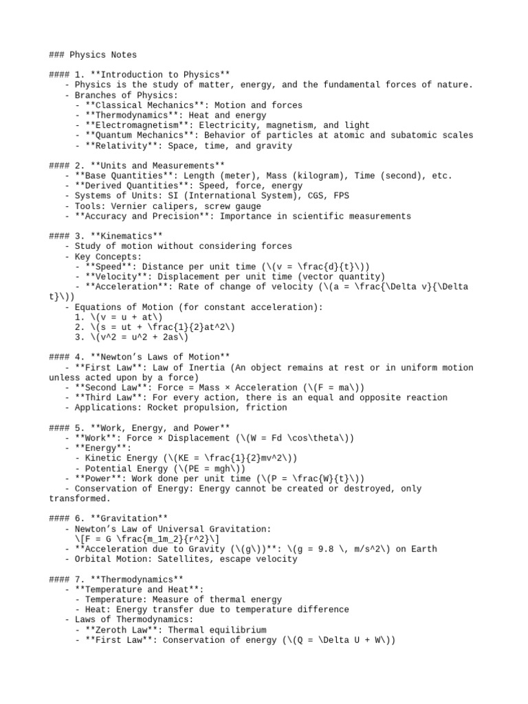 class time physics | PDF | Force | Newton's Laws Of Motion