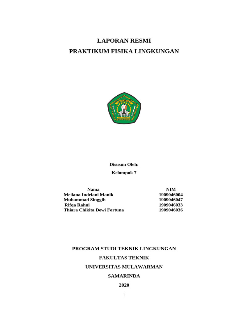 LAPRES FISLING KEL 7 Perb Modul 1, 2, 4 Selesai | PDF