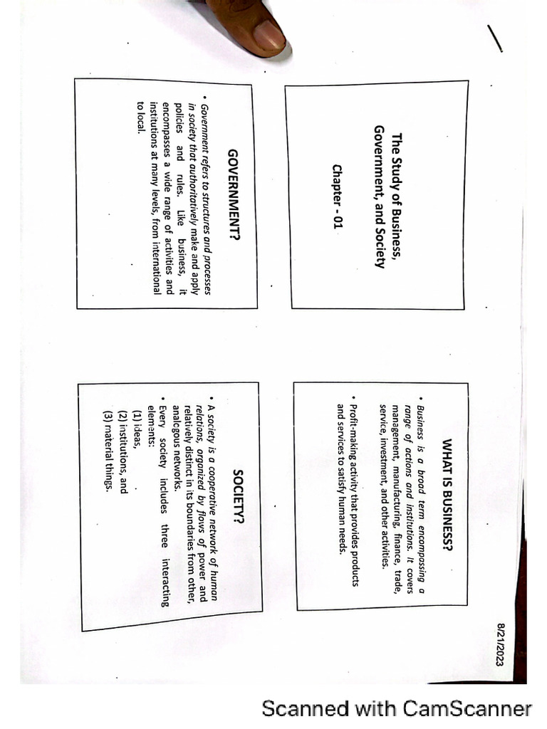 BGS Chapter 1, P1 | PDF