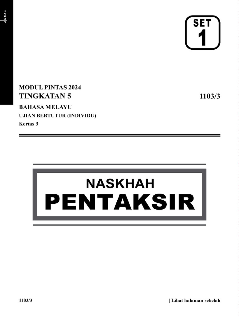 T5 S1 K3 - Buku Pentaksir - PR2 | PDF