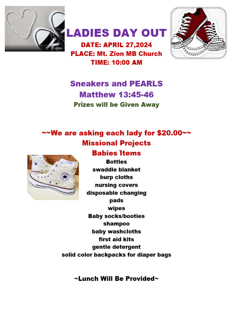 Ladies Day Out Flyer 2024 | PDF | Wellness