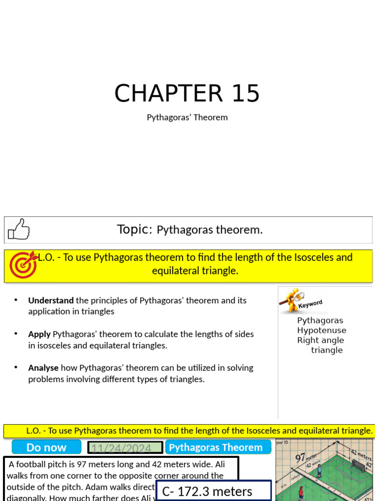 Pythagoras Isosceless Triangle | PDF | Triangle | Elementary Geometry
