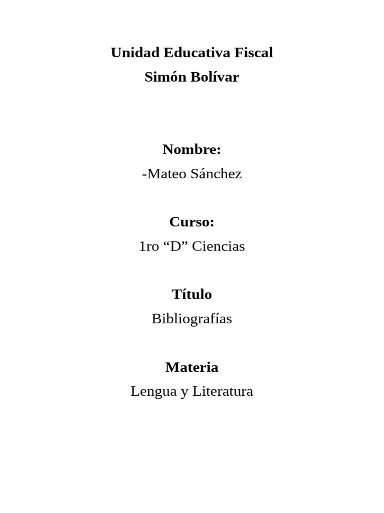 Recursos Educativos para 1ro "D" 2024-2025 | PDF