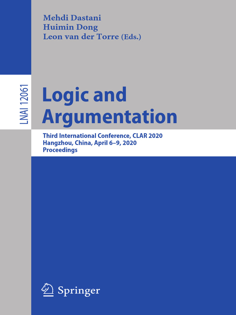 2020 Logic and Argumentation Third International Conference | PDF ...