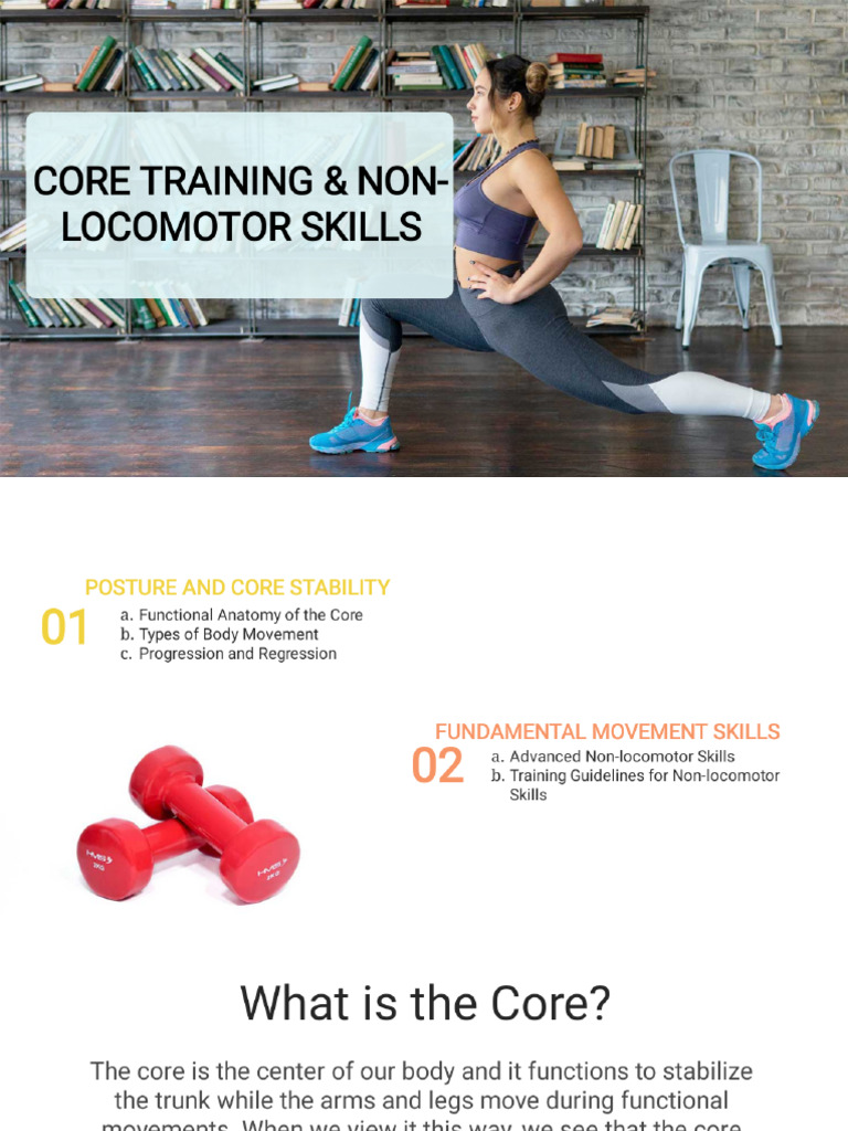 Unit 1 Core Training and Non Locomotor Skills 4 | PDF
