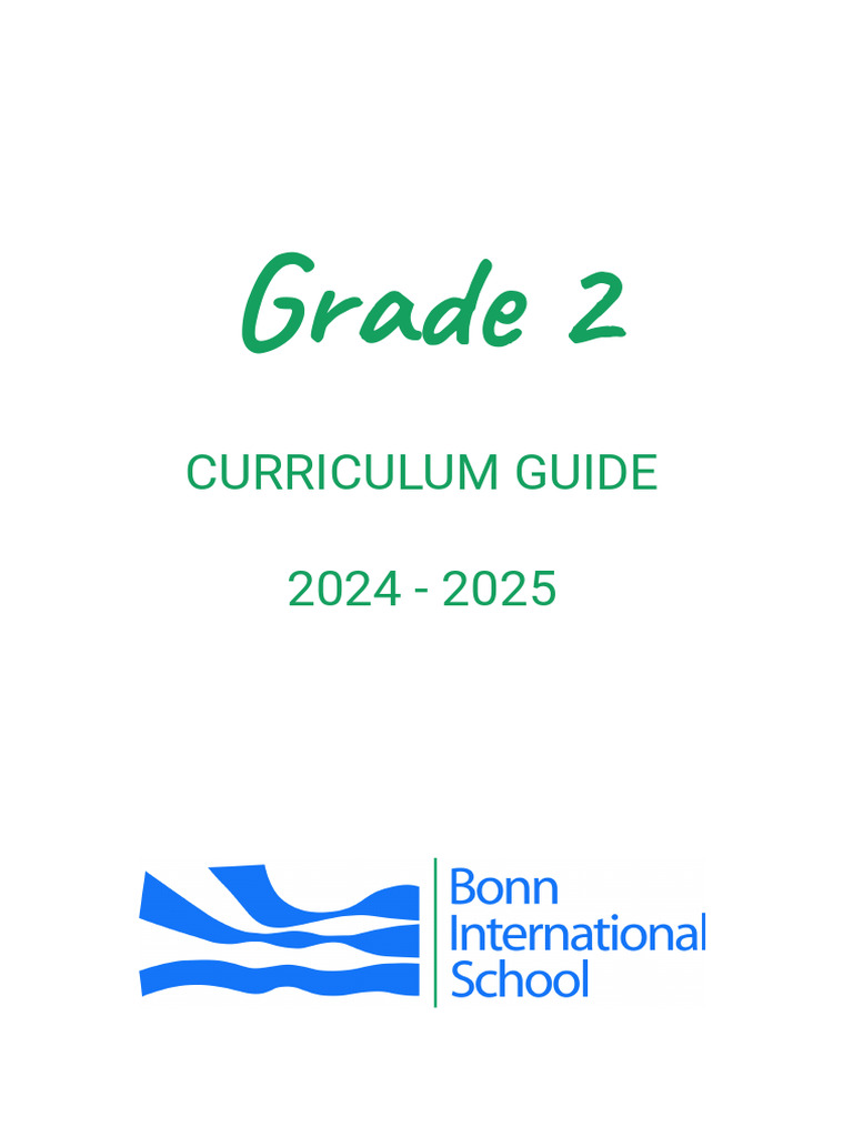 Grade 2 Curriculum Guide | PDF | Learning | Curriculum