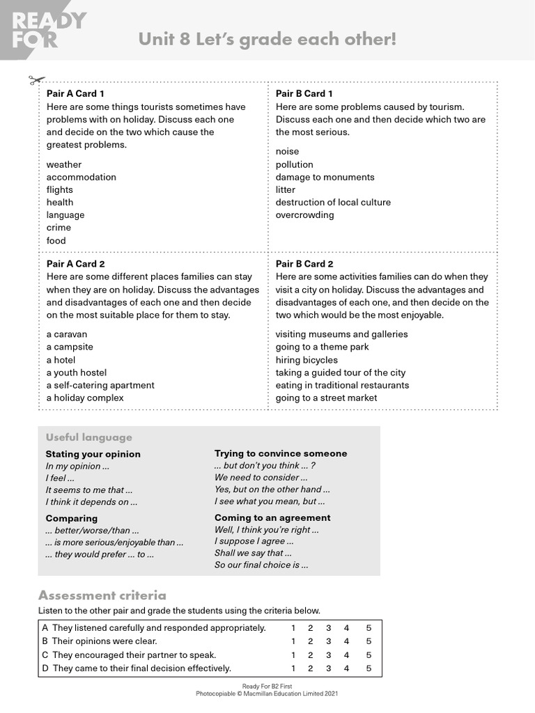 RfFB2 CA U8 Let S Grade Each Other | PDF