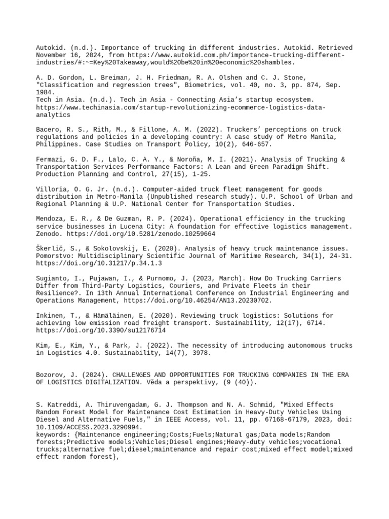 RRL | PDF | Transport