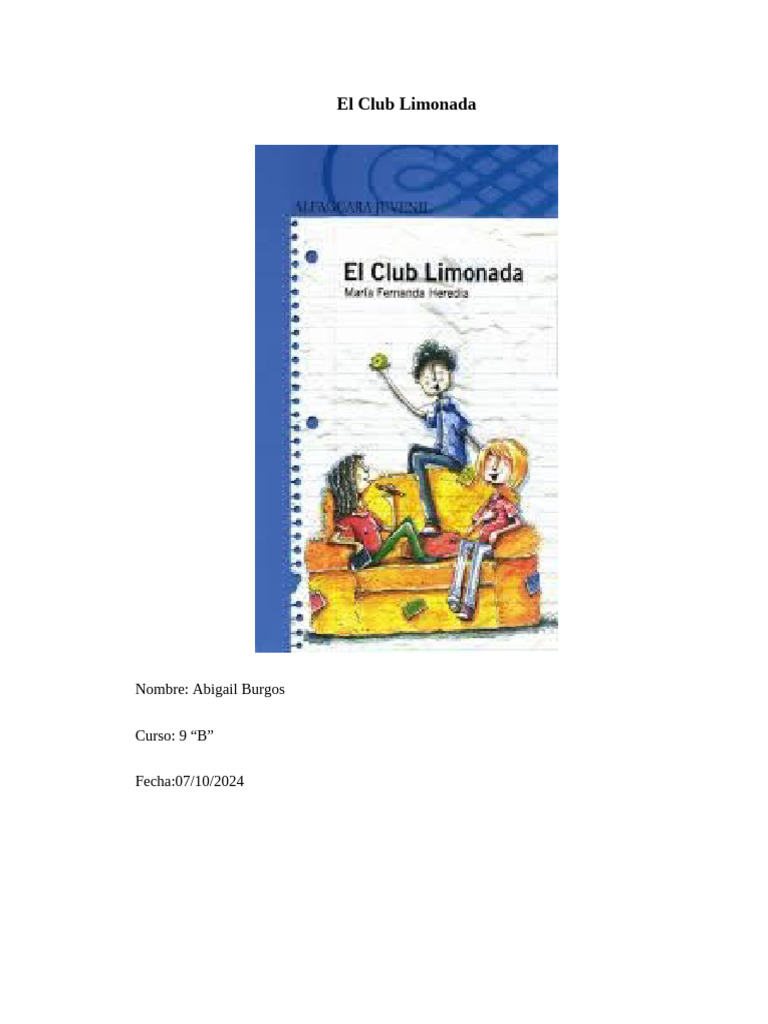 El Club Limonada | PDF