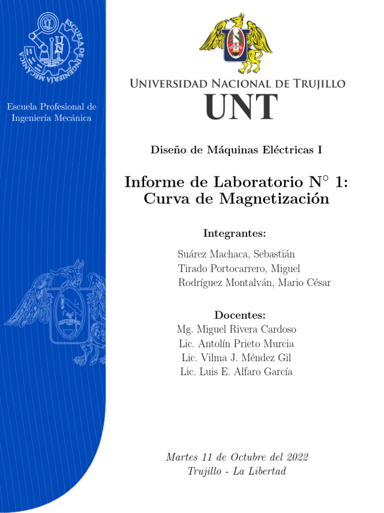 Lab 1 Curva de Magnetización MEI | PDF | Inductor | Ferromagnetismo