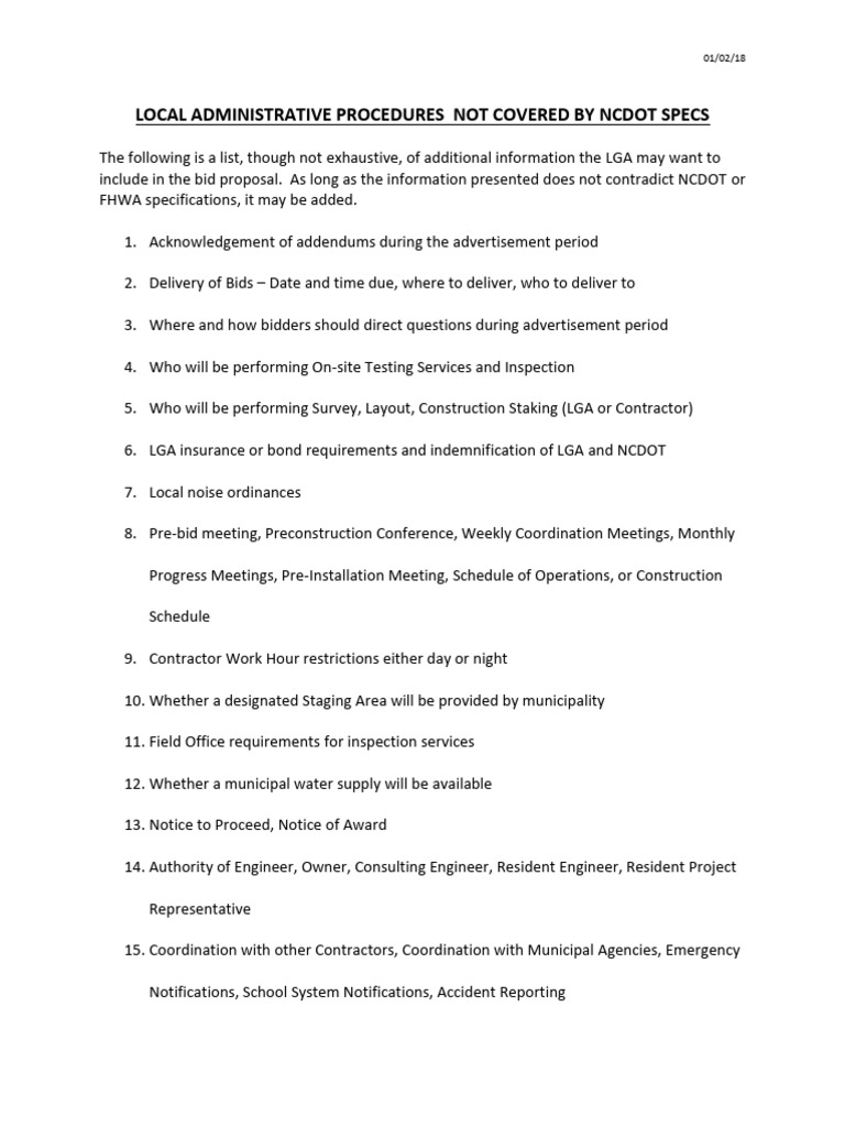 04 Local Administrative Procedures | PDF