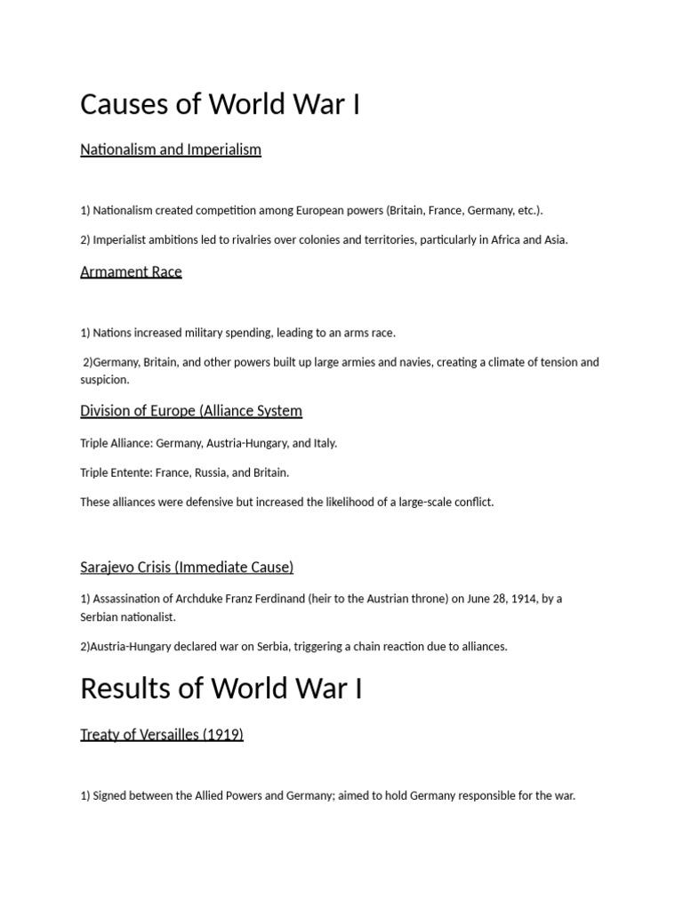 History Last Minute Revision Notes | PDF