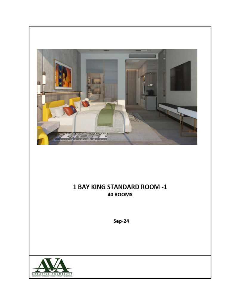Comment Sample For All BOQ Documents ETH2402 - 1 BAY KING STANDARD ROOM ...