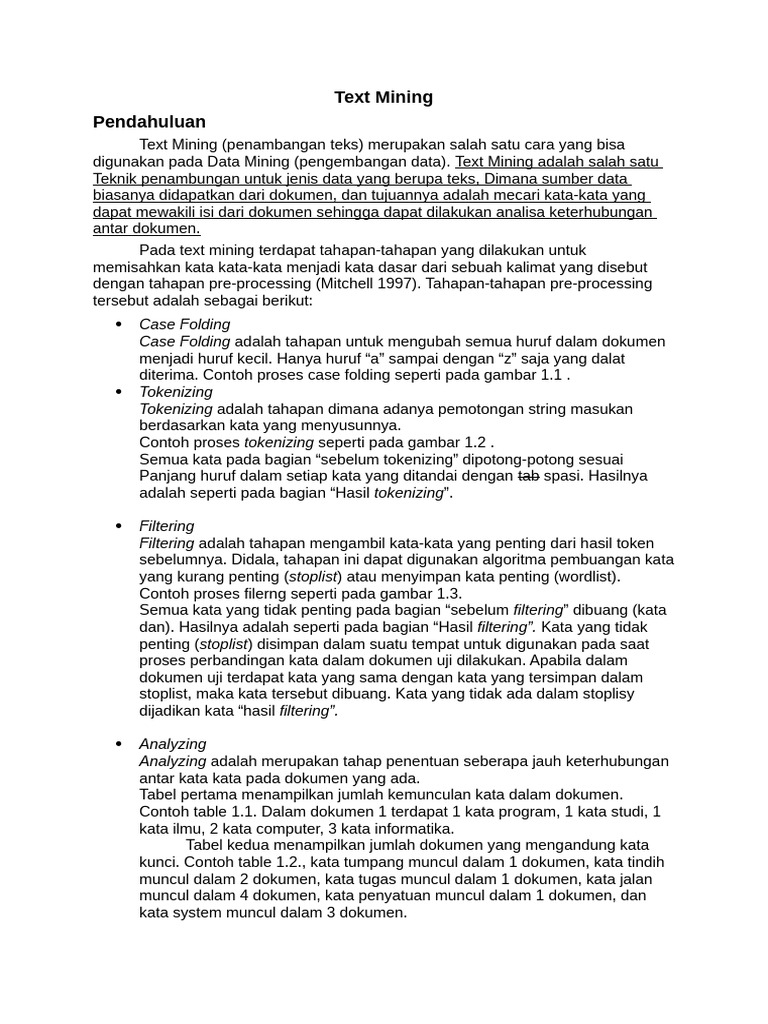 Dasar-Dasar Text Mining | PDF