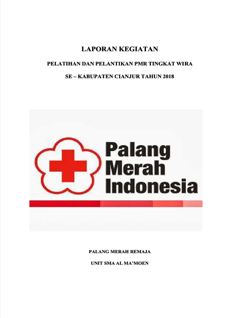 PDF Laporan Kegiatan PMR - Compress | PDF | Ilmu Sosial