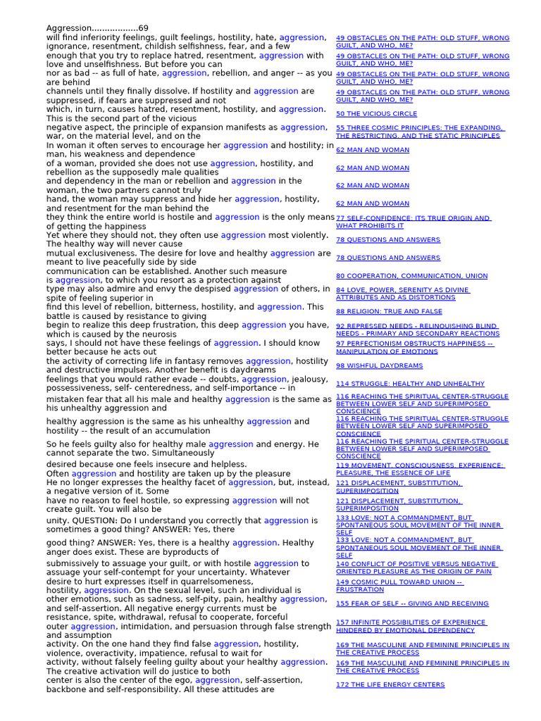 Aggression Whitdrawal and Appeasement | PDF | Aggression | Shame