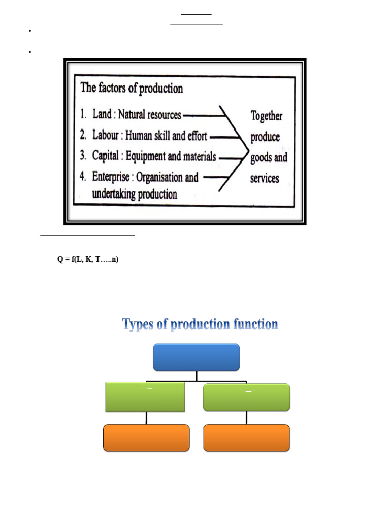 Economics of Production & Costs | PDF | Production Function | Cost ...
