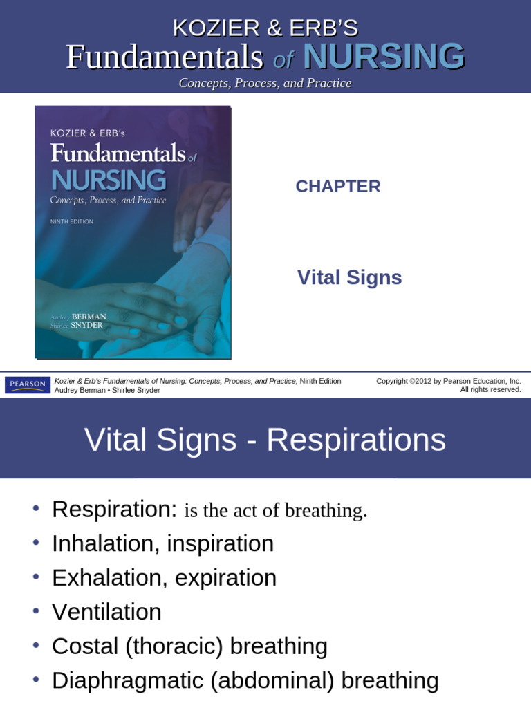 Vital Signs (Respiration O2 Saturation) | PDF | Breathing | Exhalation