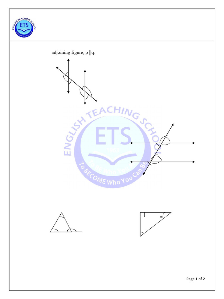Maths Diwali Vacation Homework STD 7 Final | PDF | Triangle | Euclidean Geometry