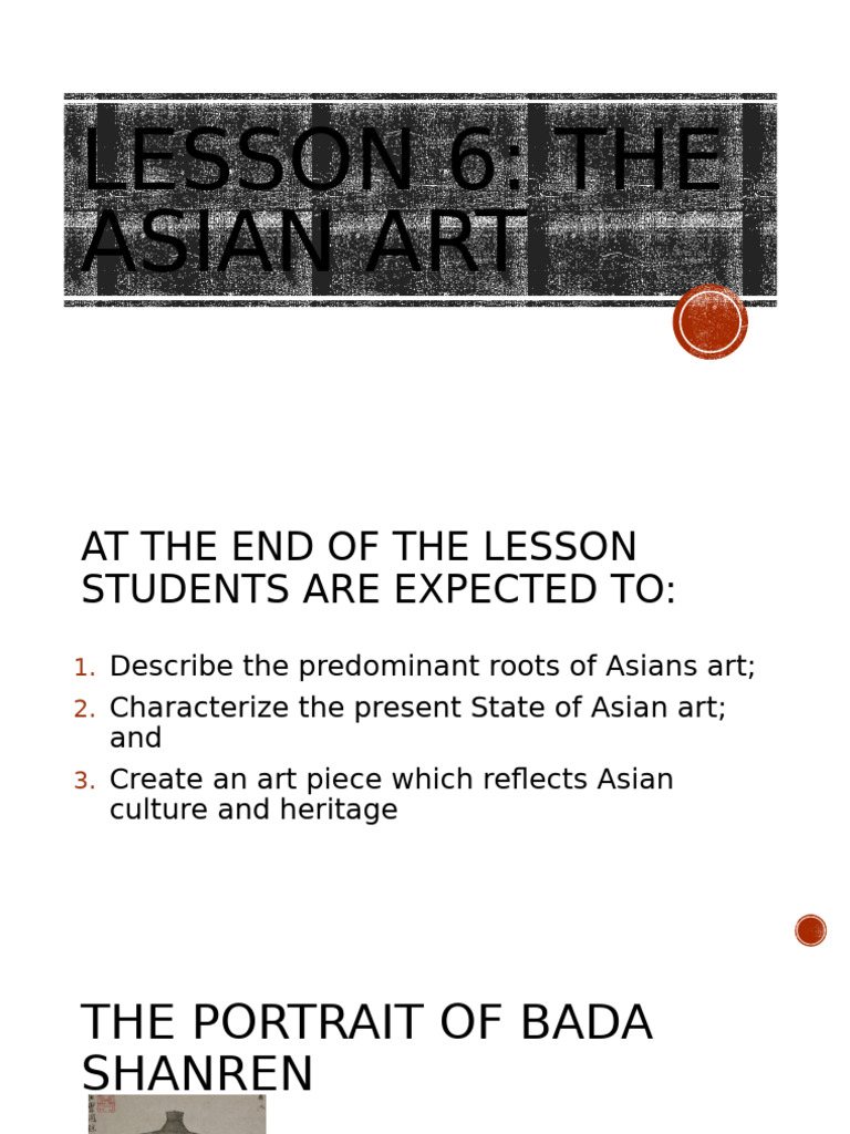 Unit 3 Lesson 6 The Asian Art | PDF | Reincarnation | Deities