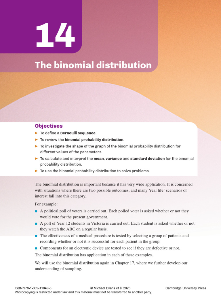 Understanding Binomial Distribution Concepts | PDF | Variance ...