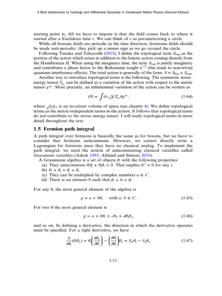 A Brief Introduction To Topology and Differential ... - (Chapter 1 Path ...
