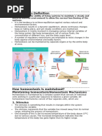 Lab Report # 1 - HOMEOSTASIS | PDF | Homeostasis | Stimulus (Physiology)