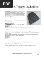 Reversible Knit Cap Pattern Guide | PDF | Home & Garden